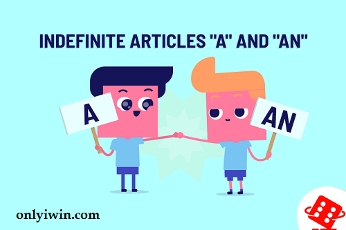 Indefinite Article A and An | Rules and Usage - Only I Win