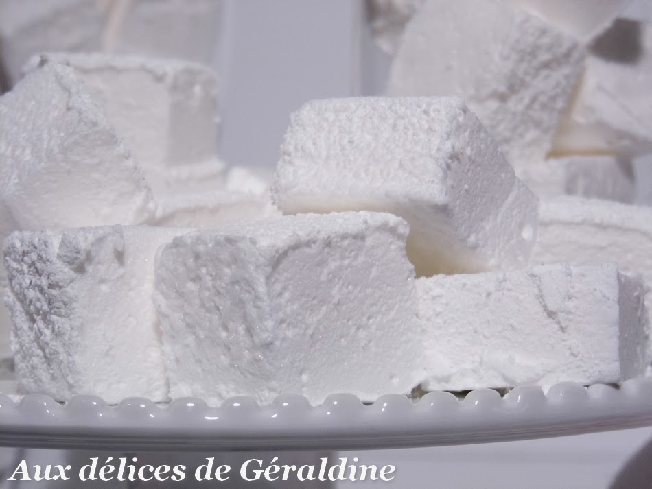 Aux délices de Géraldine: Guimauve maison