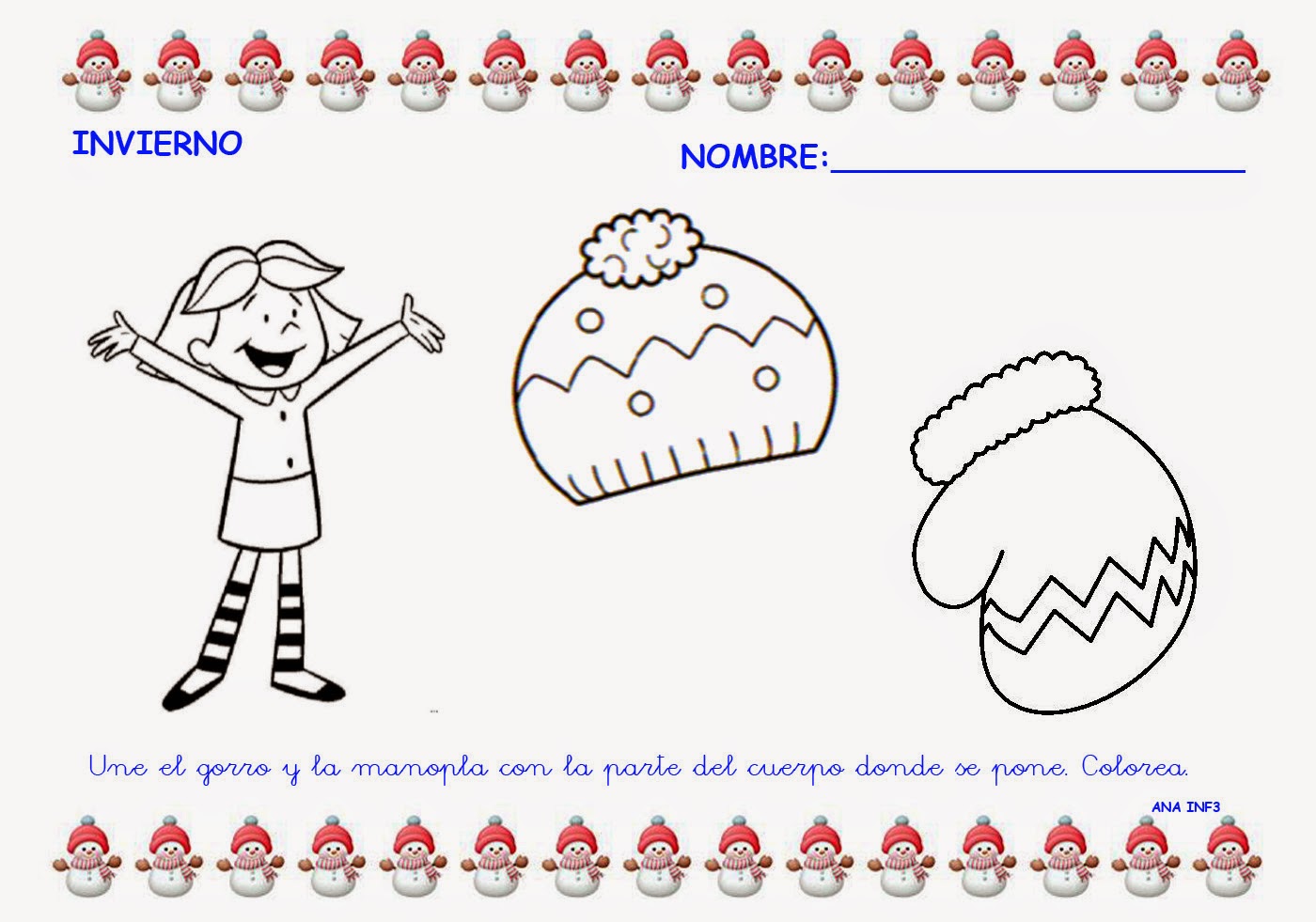 INFANTILES DE ANA V.: INVIERNO