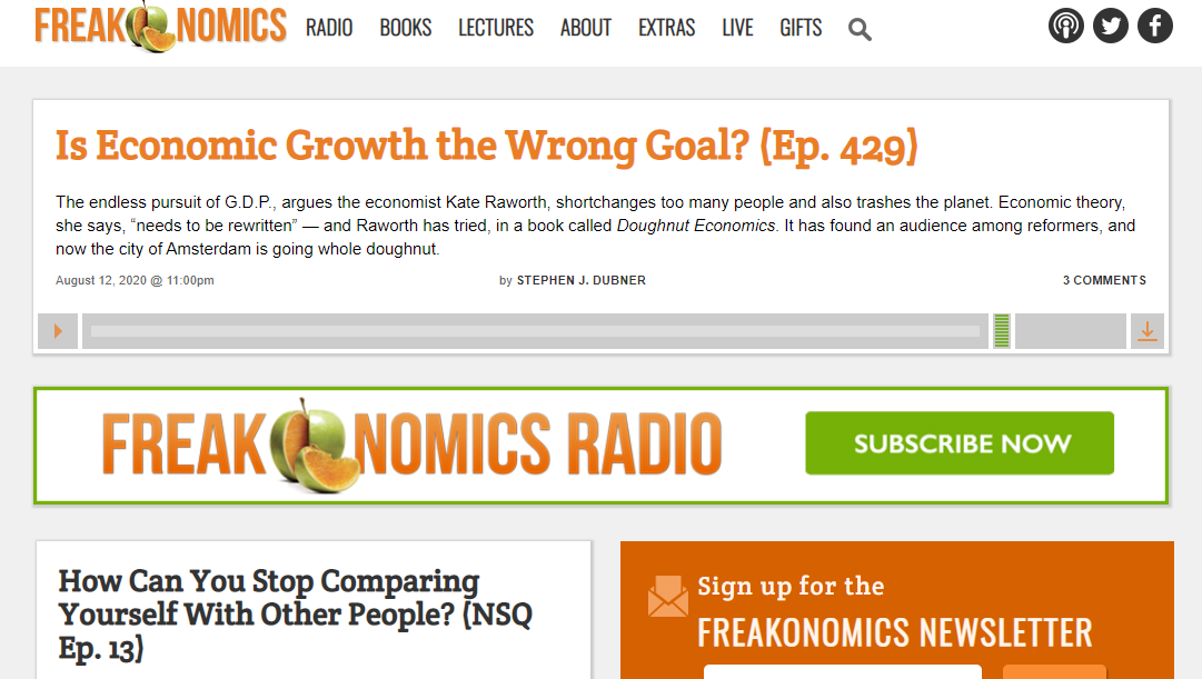PODCASTS (11) Freakonomics - para compreender o dia a dia ~ Blogue ...