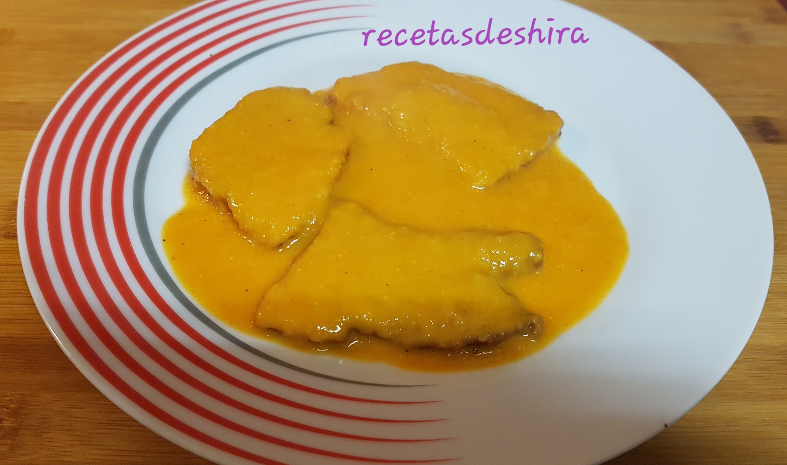 FILETES JAMÓN DE MAGRO EN SALSA.