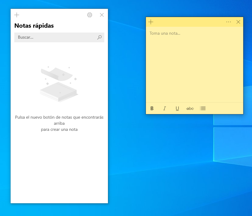 Cómo crear Notas Rápidas en Windows