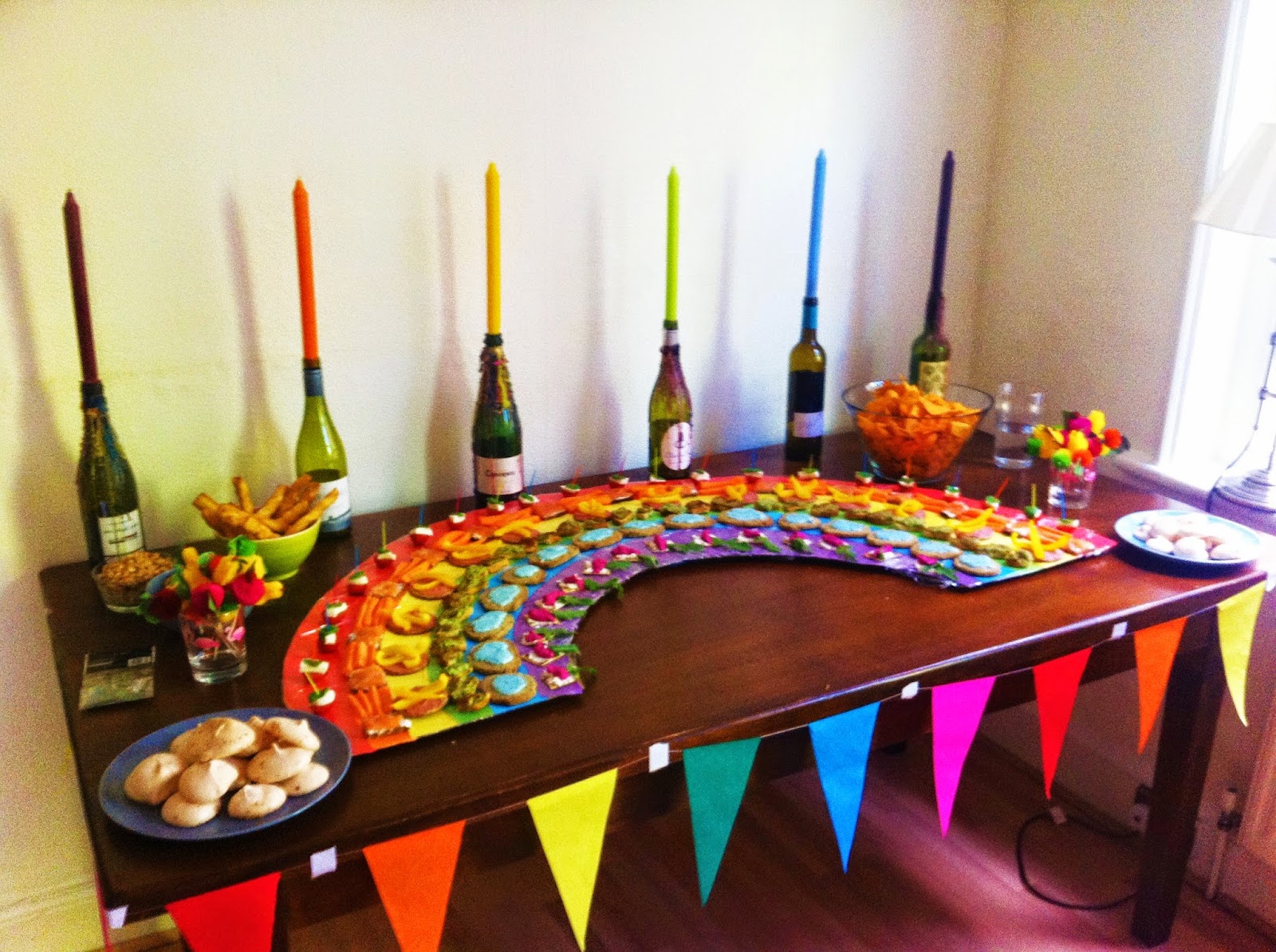 Anna Louise at Home: DIY Rainbow Party Ideas (for grown ups!)