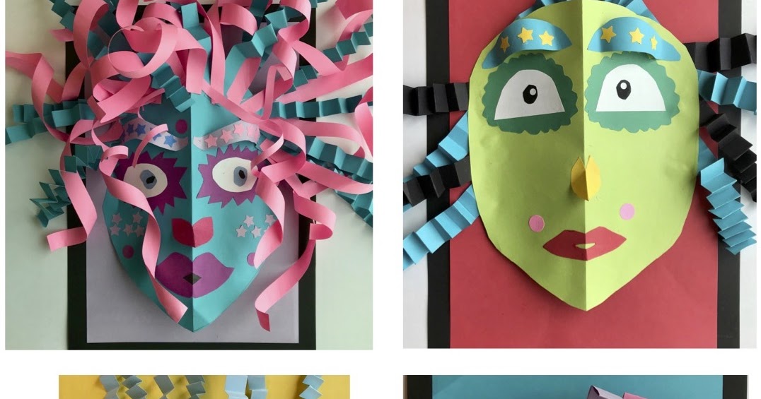 The Rolling Artroom: Paper Faces (1st-3rd Grade)
