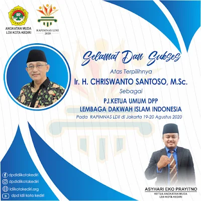 Ucapan Selamat Atas Terpilihnya Pj Ketua Umum LDII