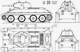 Armour force / Panssaroitu voima : A-20 tank