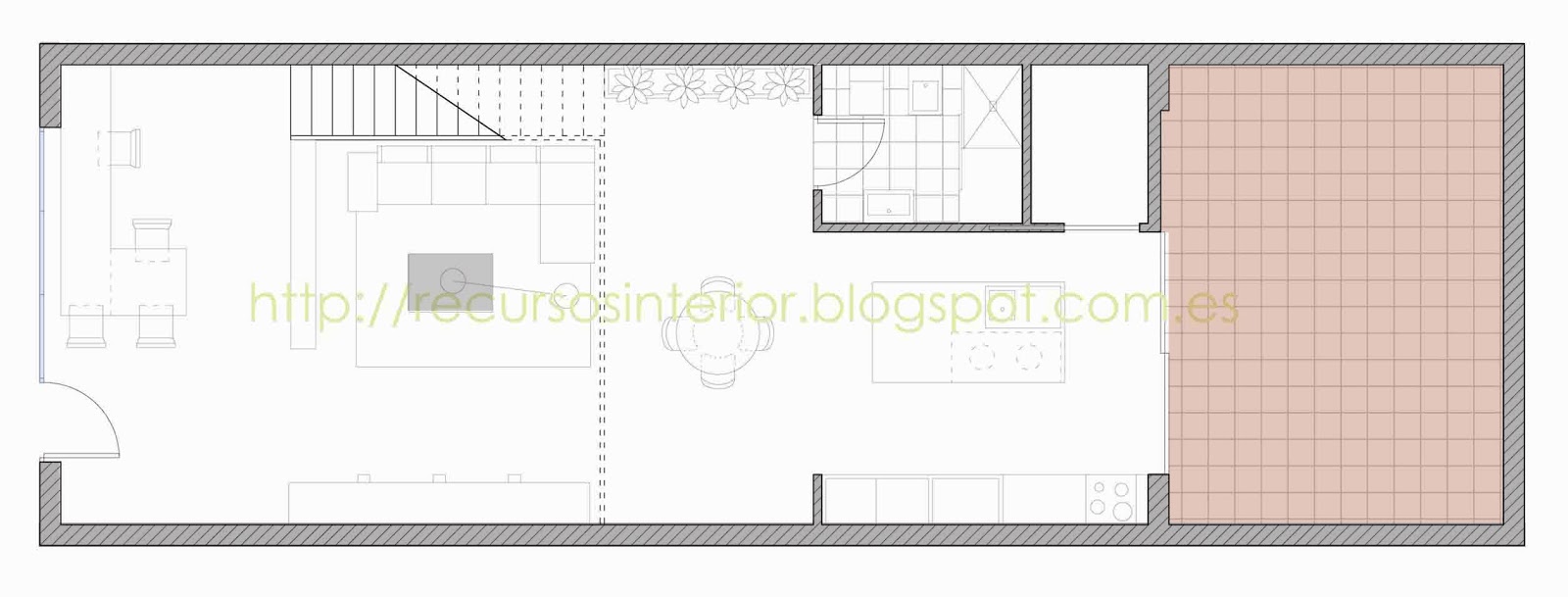 COLOREAR PLANOS - Recursos Interior. Autocad, dwg, planos, arquitetura ...