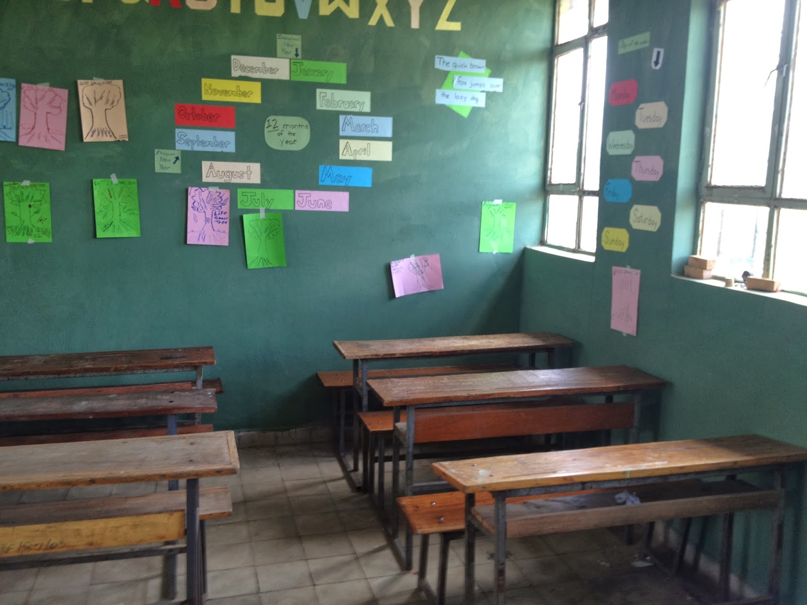 One Step at a Time: A Peace Corps Story: My model classroom
