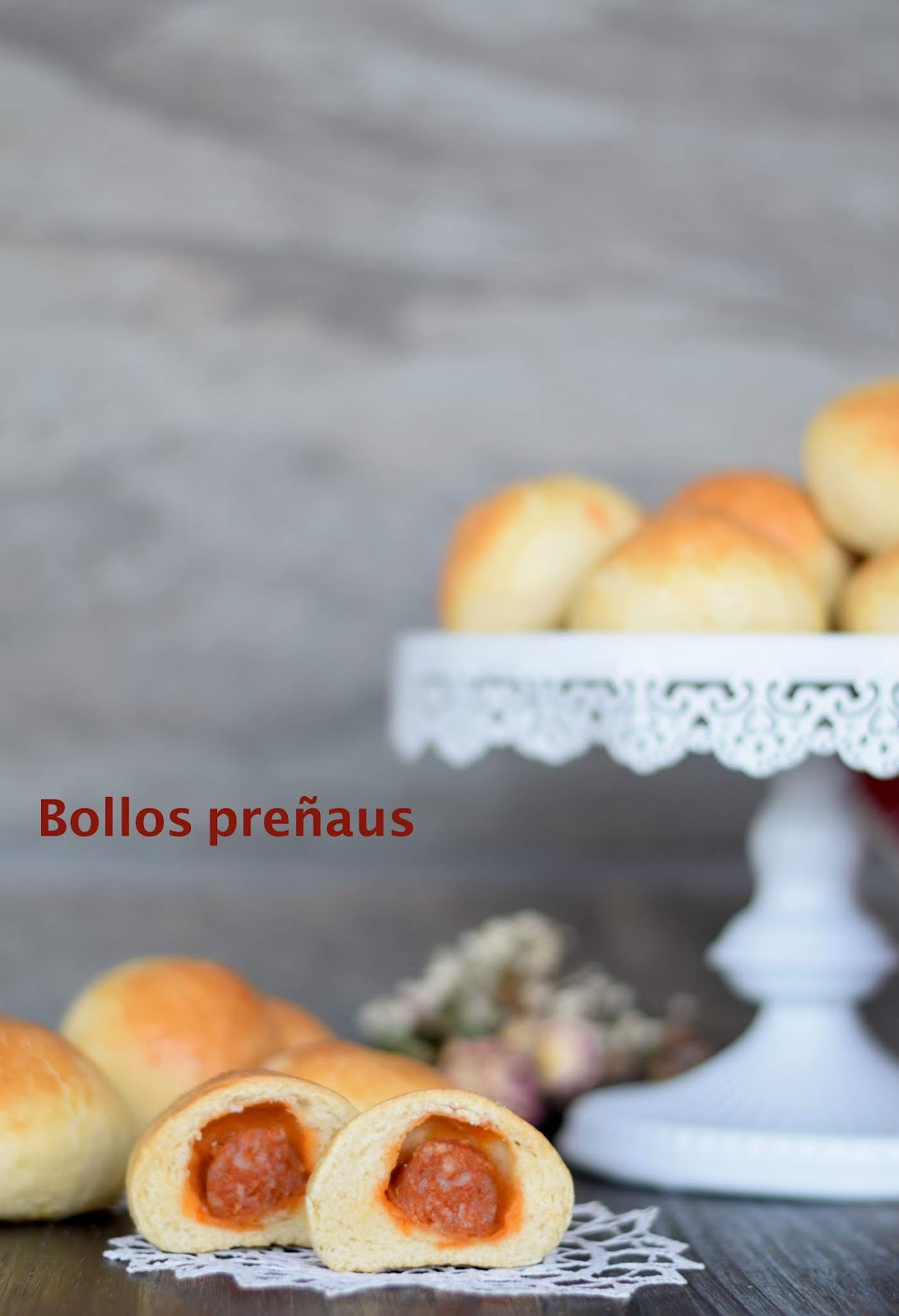 receta de bollo preñados - Cocinando en Mislares