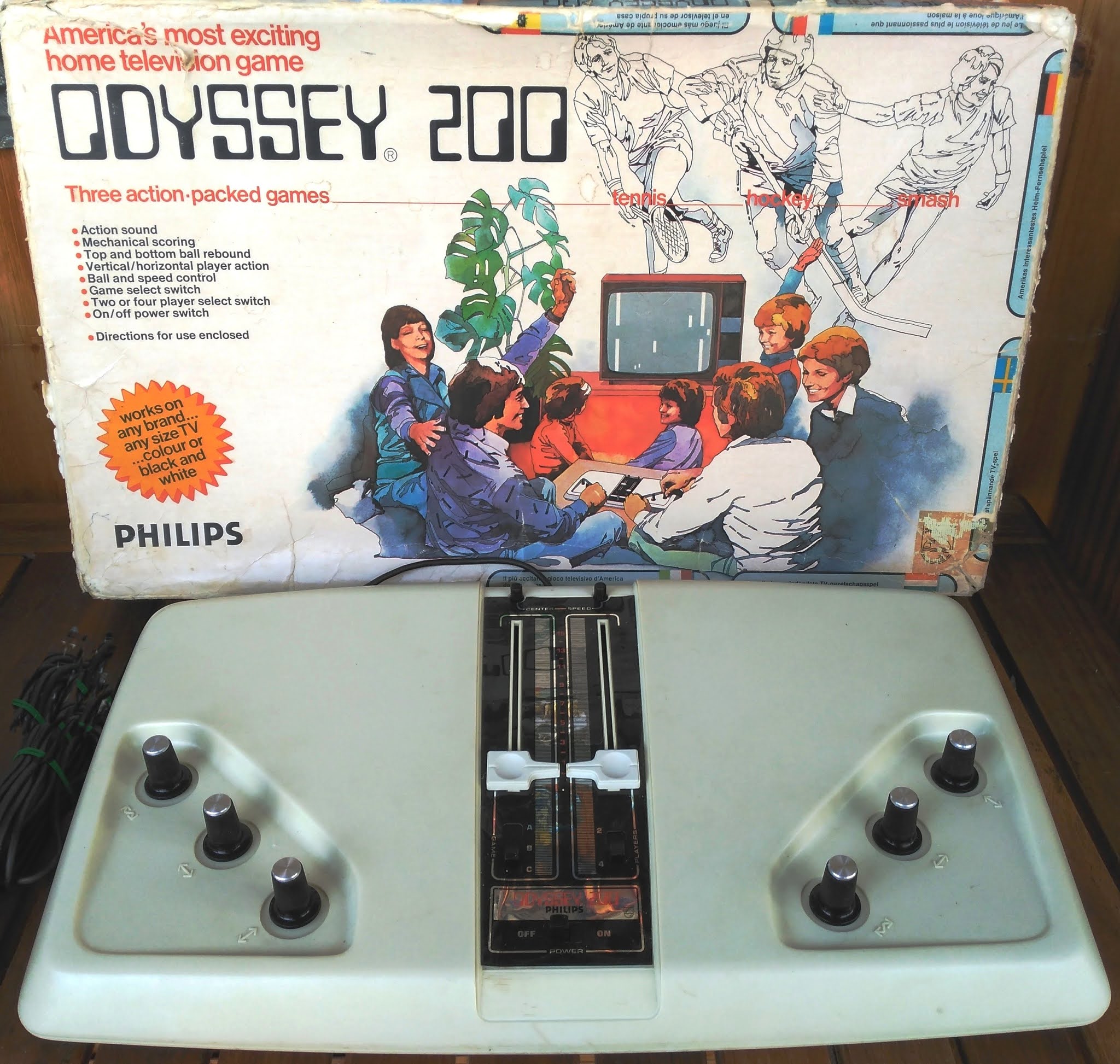 Retro Ordenadores Orty: Consola pong Philips Odyssey 200 (modelo G 7500 ...