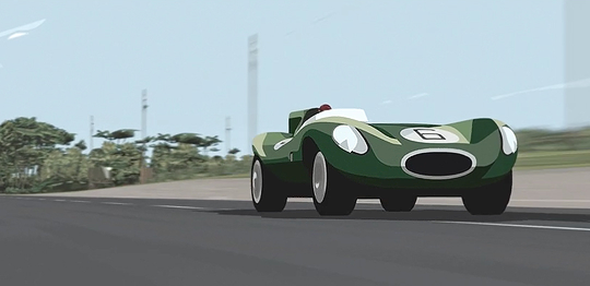 N U R B U R G R I N G: Le Mans 1955 en dibujos animados