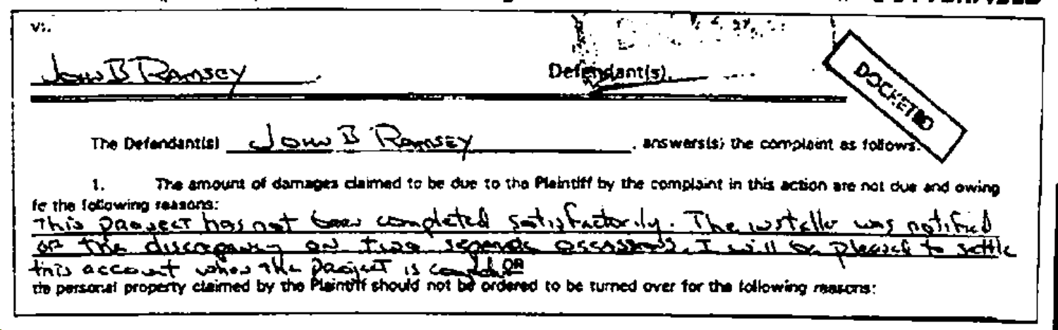 Jonbenet Ramsey Ransom Note Comparison