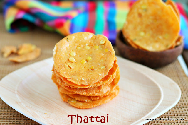 Jeyashri's Kitchen: THATTAI (CRISPY SNACK) | DIWALI SNACK RECIPES