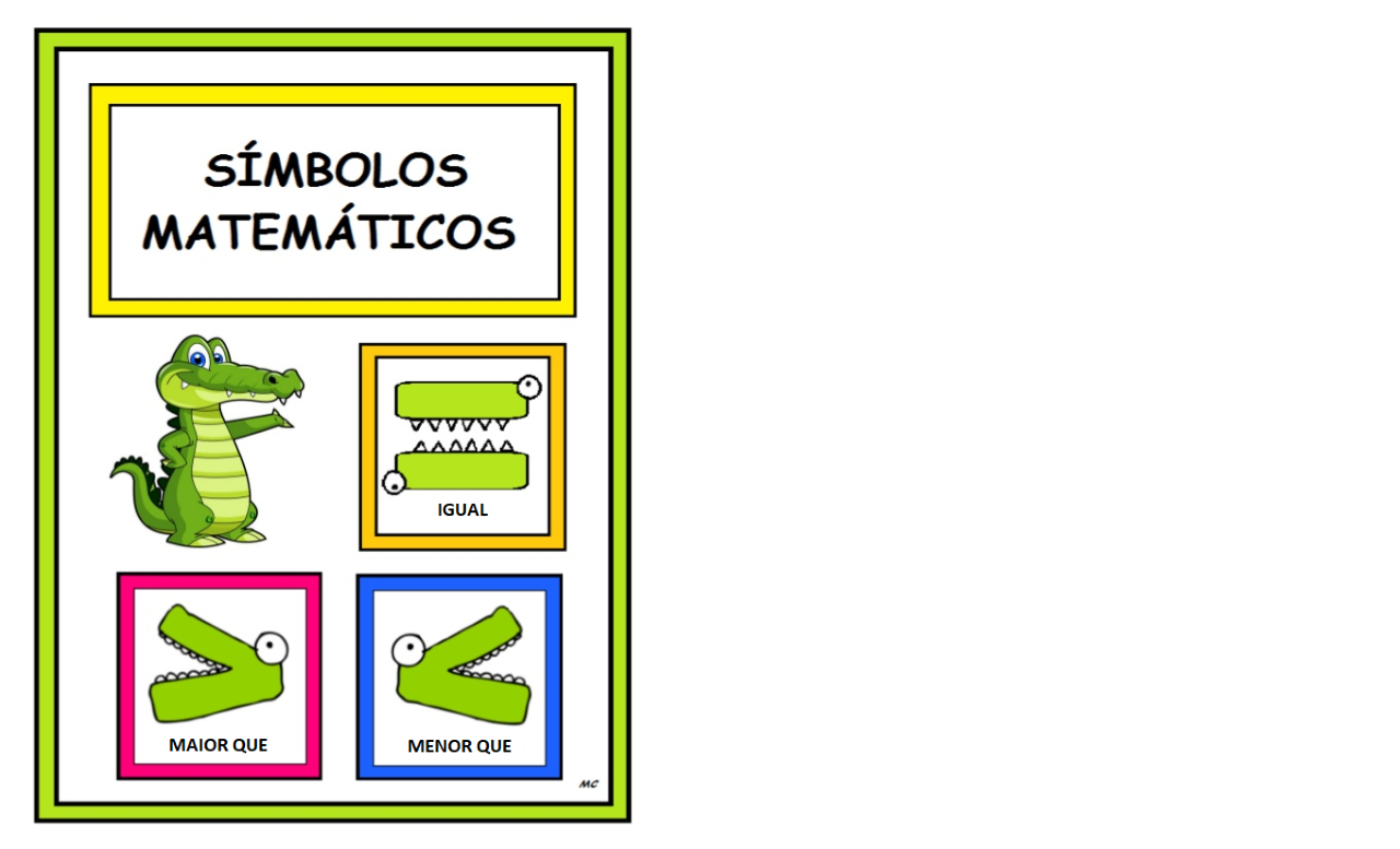 Escola Municipal Barão de Itacurussá: Sinais Maior, Menor e Igual - 2º ...