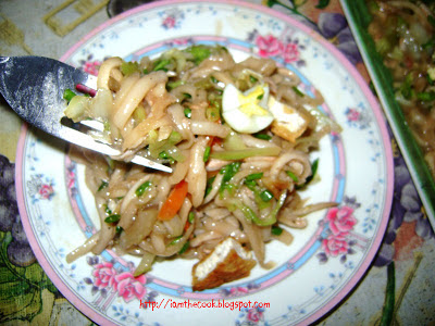 i am the cook!: Tofu Pansit Buko (Sauteed Young Coconut Strips in Tofu ...