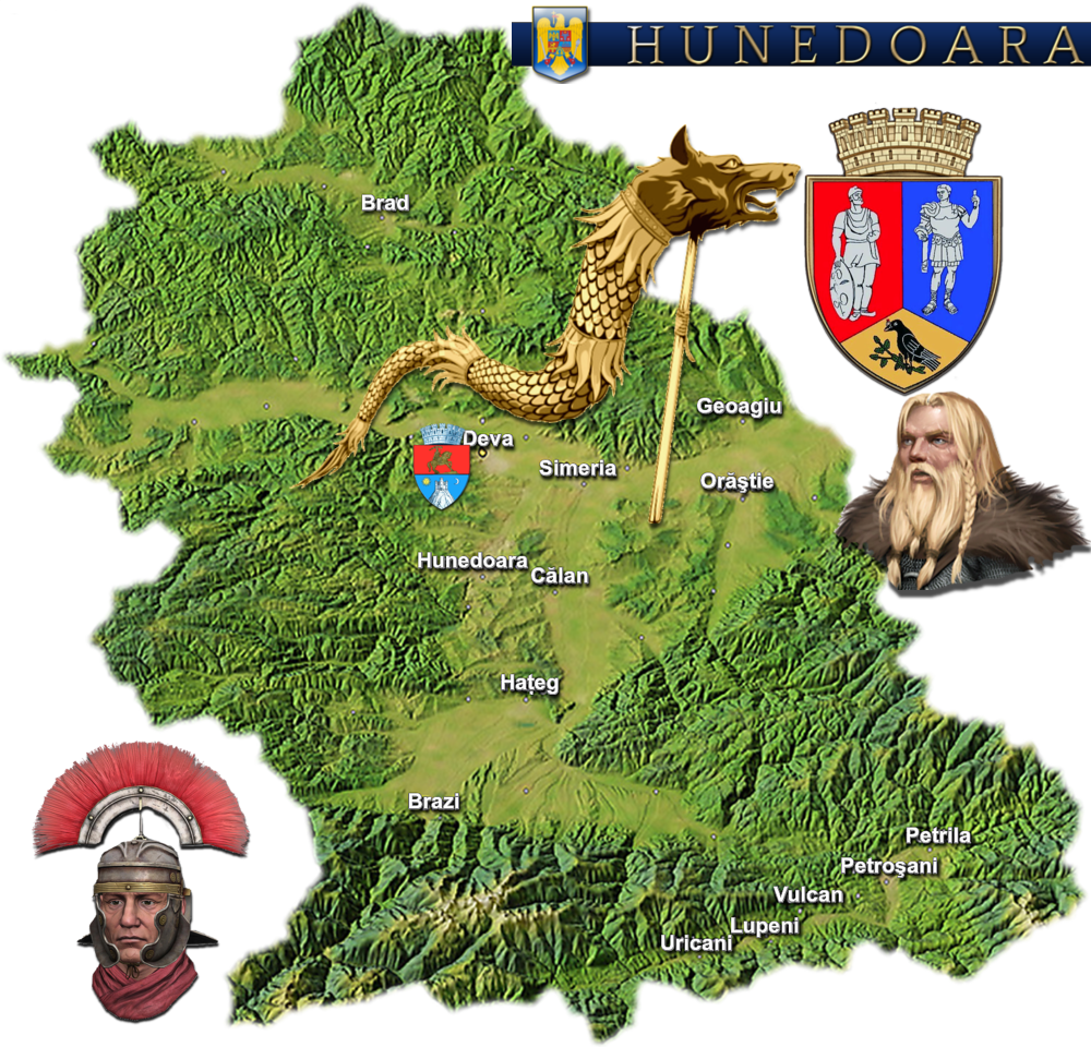 Hunedoara Istorică Hunedoara Digitală: Hunedoara Hartă 3D