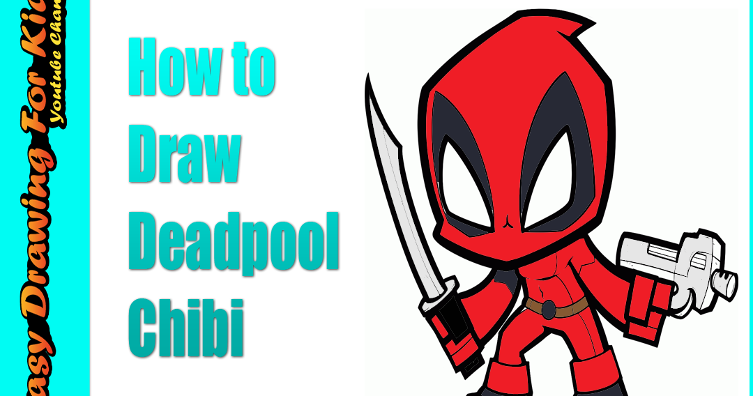 How to Draw Deadpool Chibi | Drawing Course for Beginners