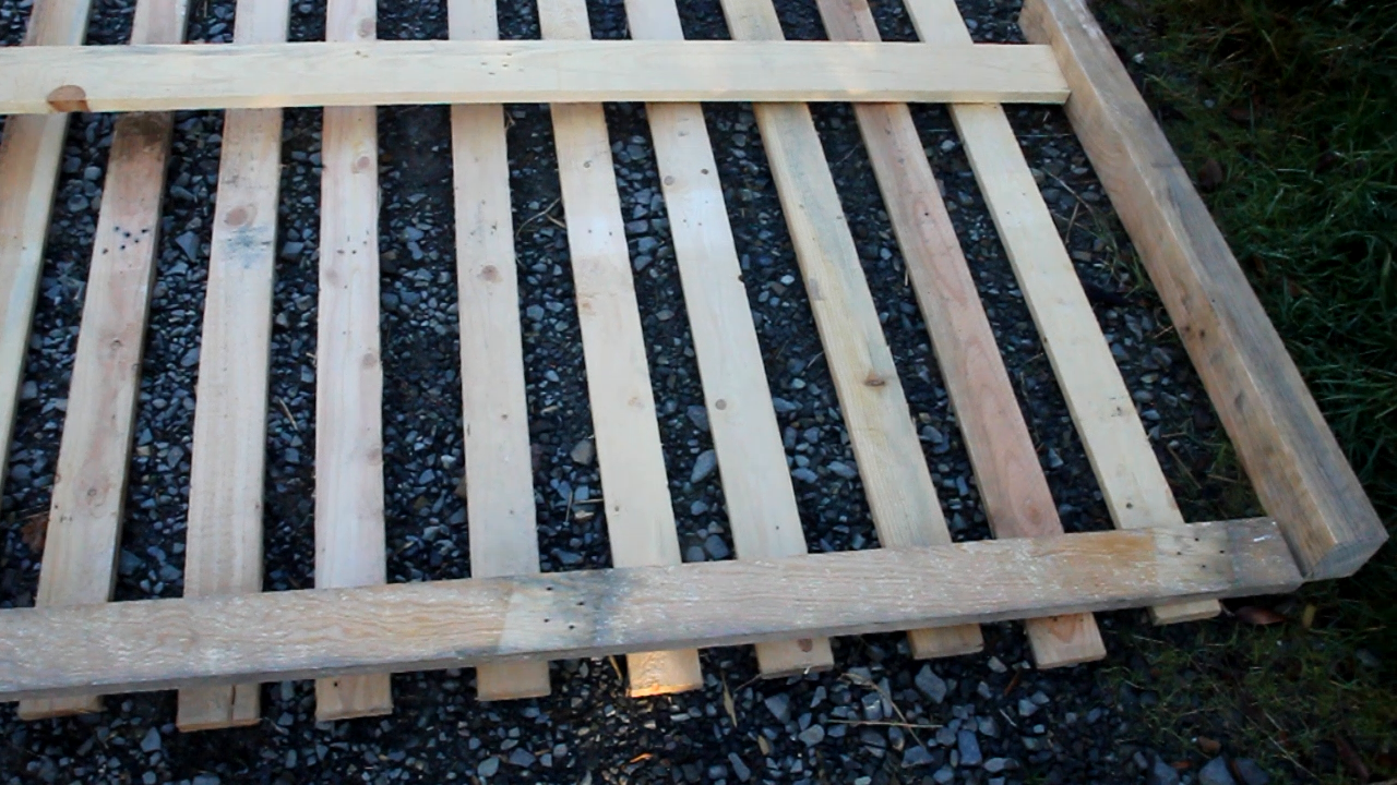 Pallet Wood Driveway Gates Detailed Step-by-Step Design & Construction