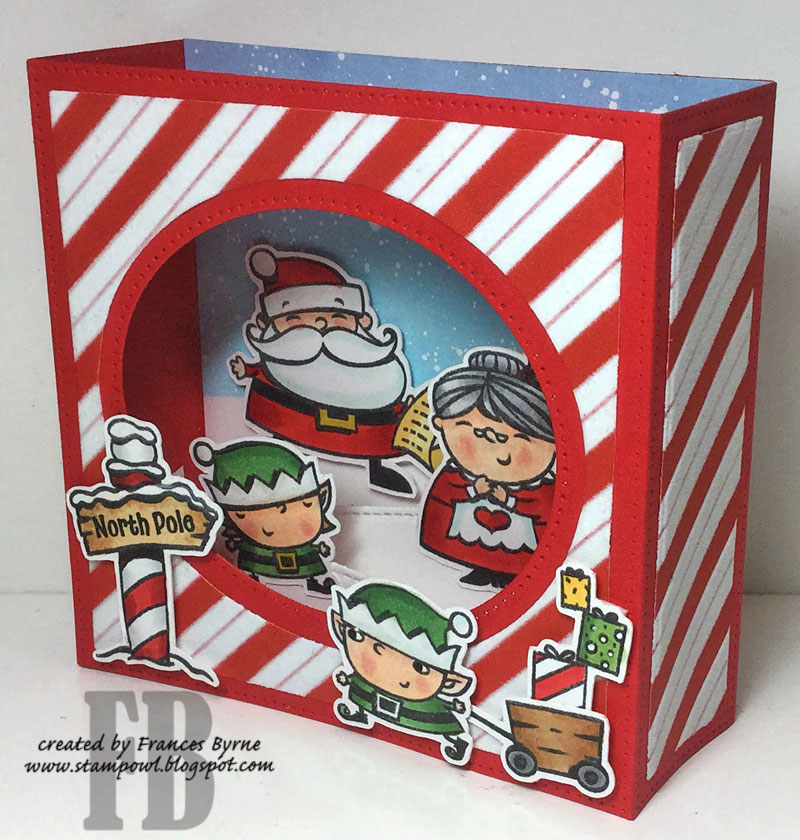 StampOwl's Studio: Signs of Santa Diorama