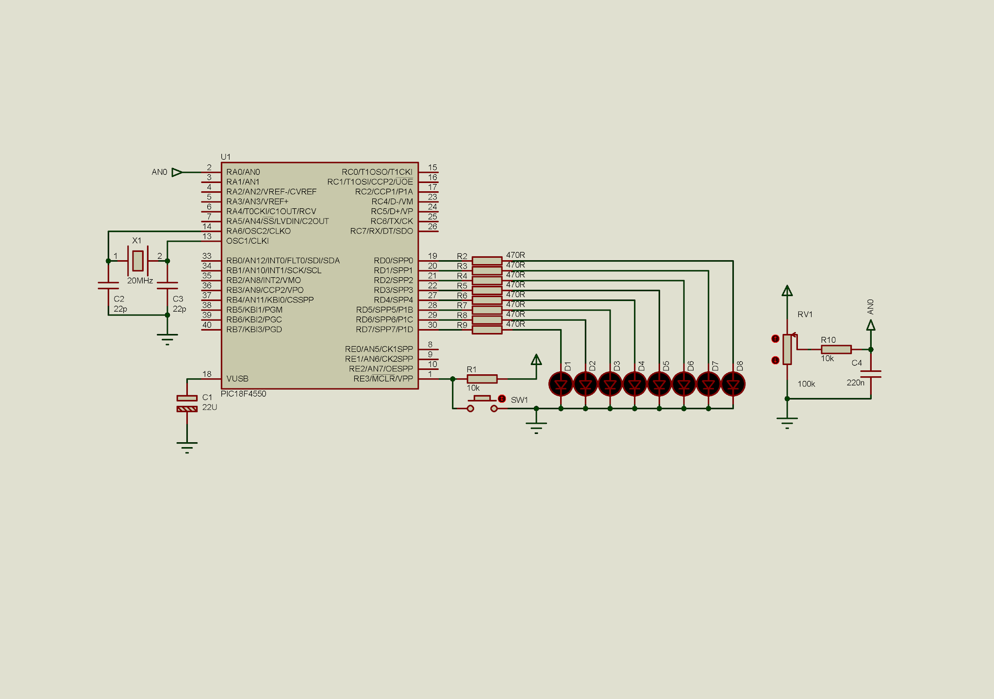 Learn Electronics And Embedded System Programming Pic18f4550 Basic Adc Programming In Ccs Picc 0559