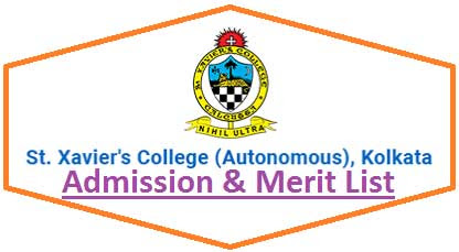 SXCCAL Admission 2024 Online Form for UG/PG CBCS Merit List @ sxccal.edu