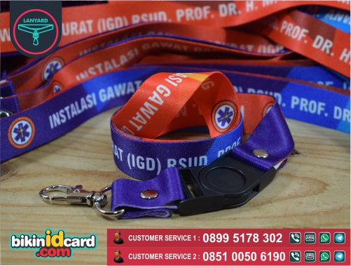 TALI ID CARD MURAH: CONTOH LANYARD FULL COLOR