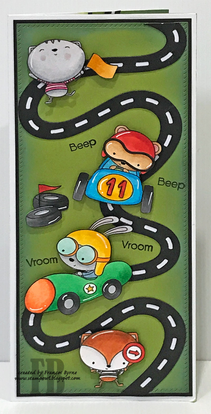 StampOwl's Studio: Racing To Wish You ...