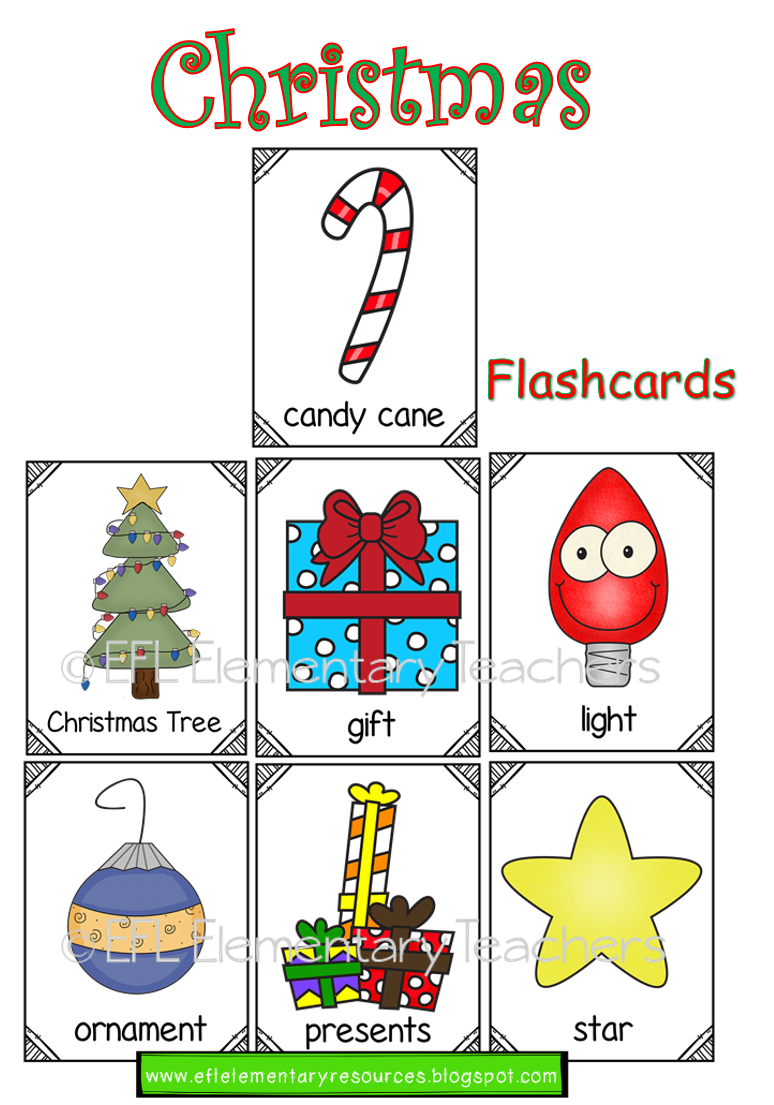 EFL Elementary Teachers: Christmas Resources for ESL/EFL/ELL