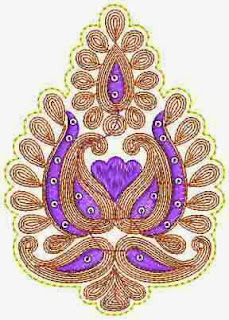 EmbDesignTube: Advanced Cording Embroidery Patch Designs