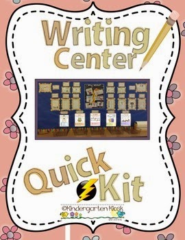 Kindergarten Kiosk: Writing Center Anchor Charts