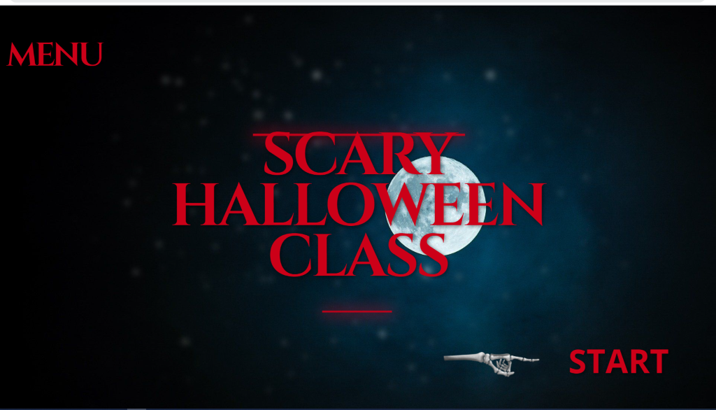 Scary Halloween Class - escape room w Genially