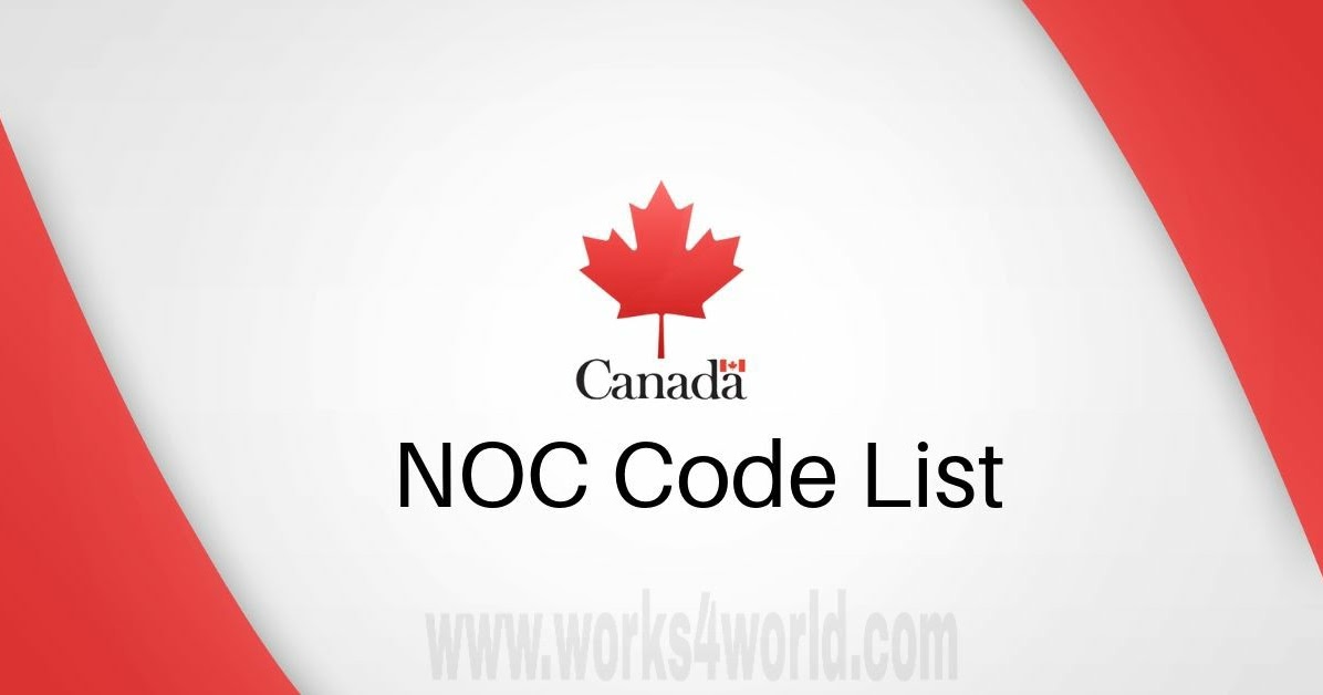 How to choose a NOC code for the job - works4world