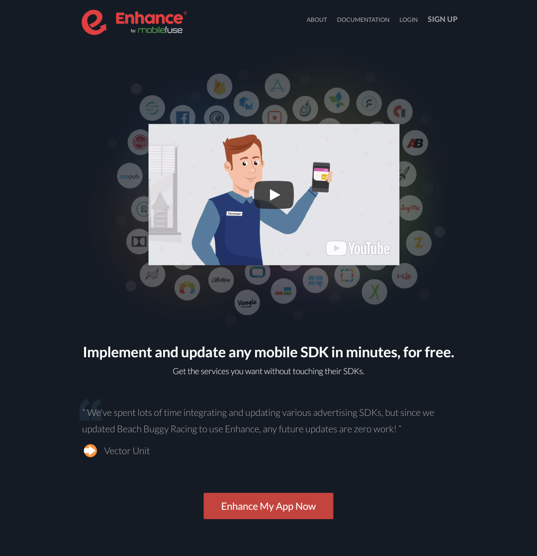 how to integrate ads in android app without coding - with Enhance.co