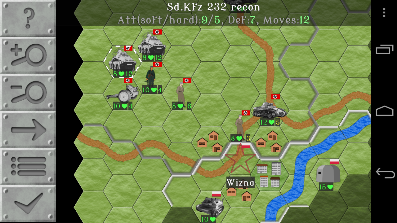 Wargames of 1939 - a World War 2 strategy game for Android