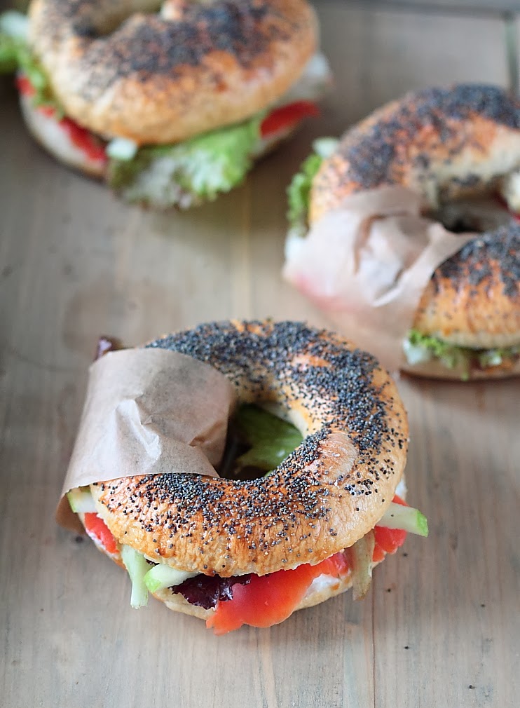 Le bagel garni à la Cyril Lignac