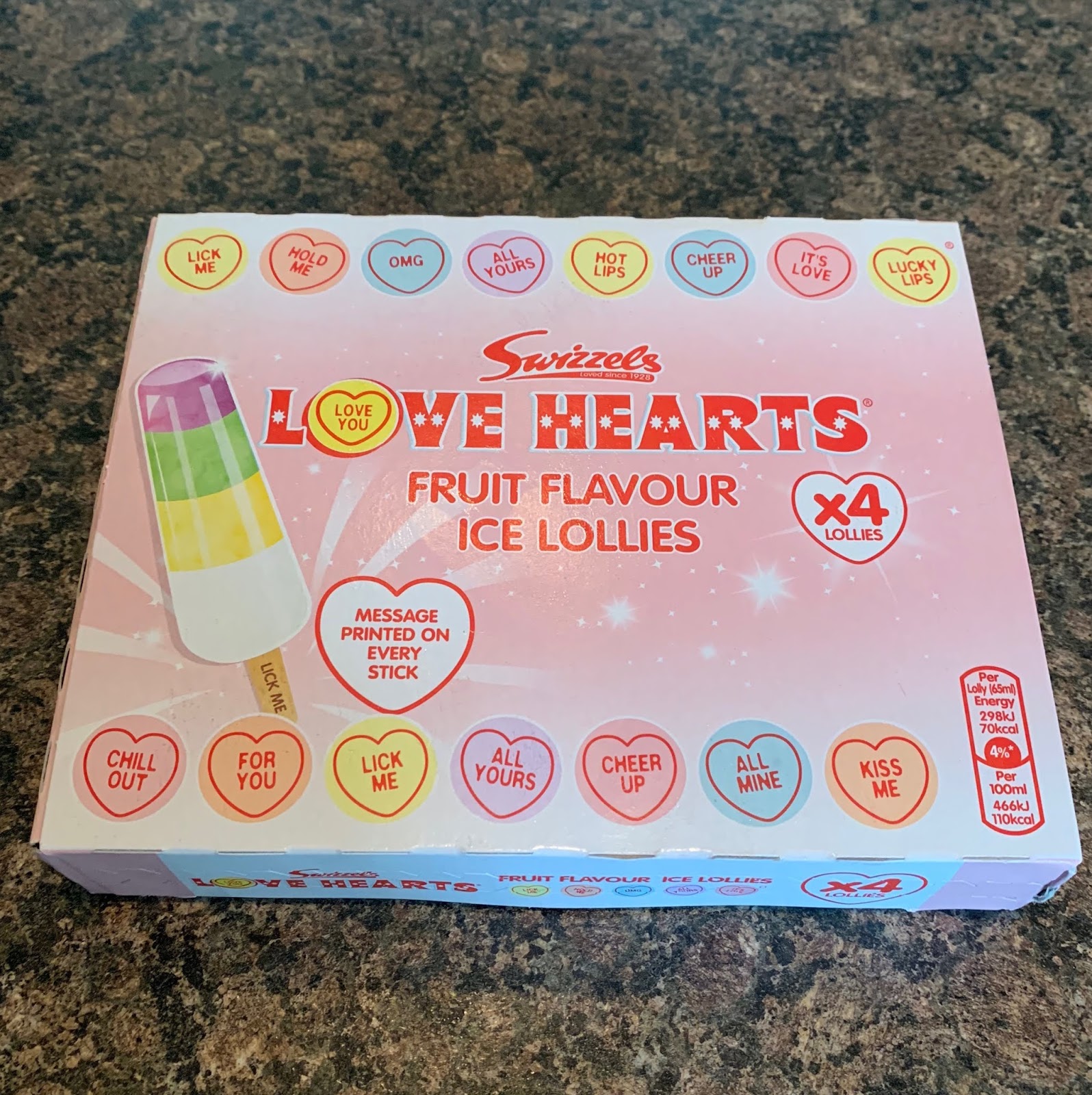 FOODSTUFF FINDS: Swizzels Love Heart Ice Lollies (Asda) By @Cinabar