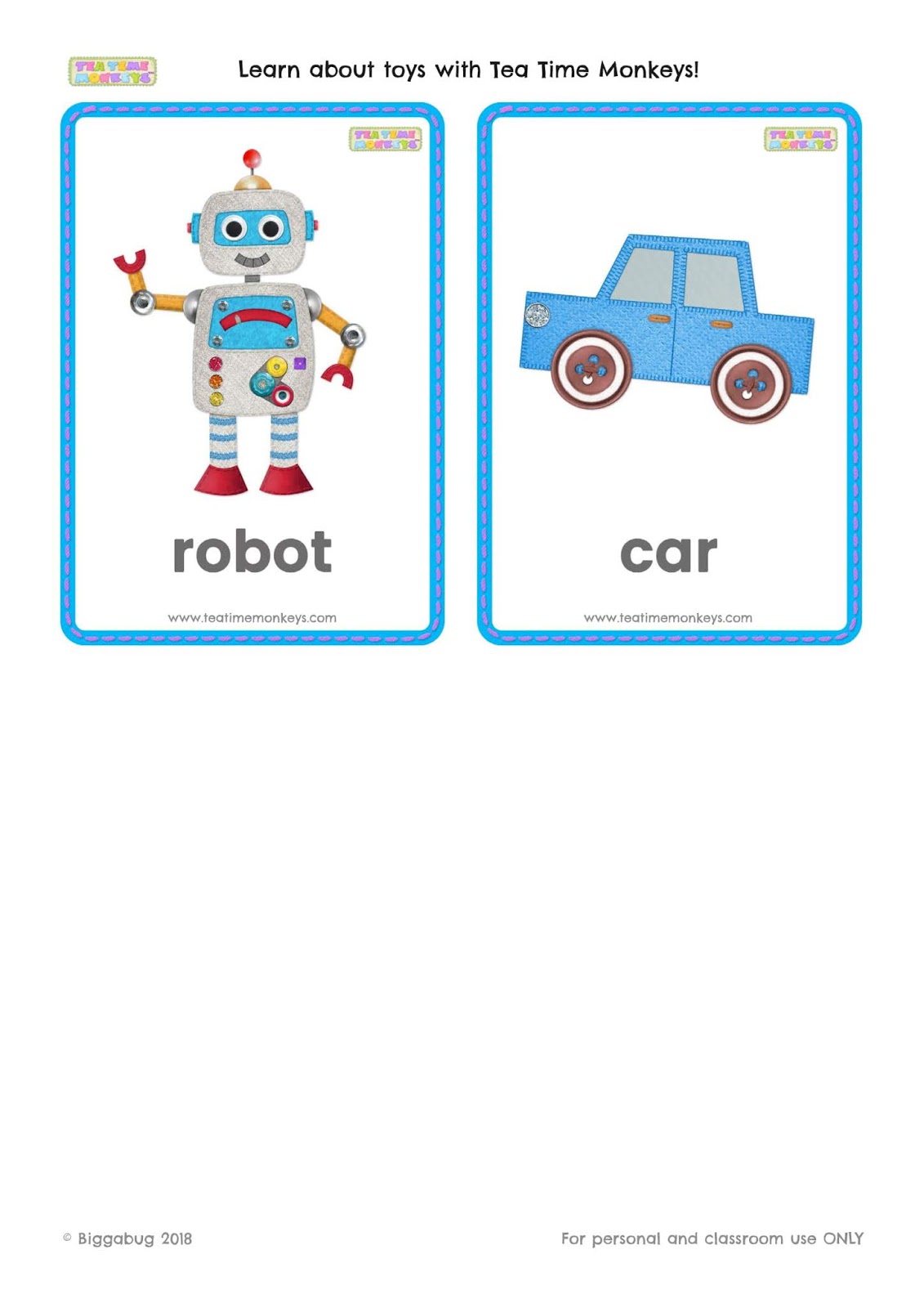 English Time!: TOYS VOCABULARY AND ACTIVITIES