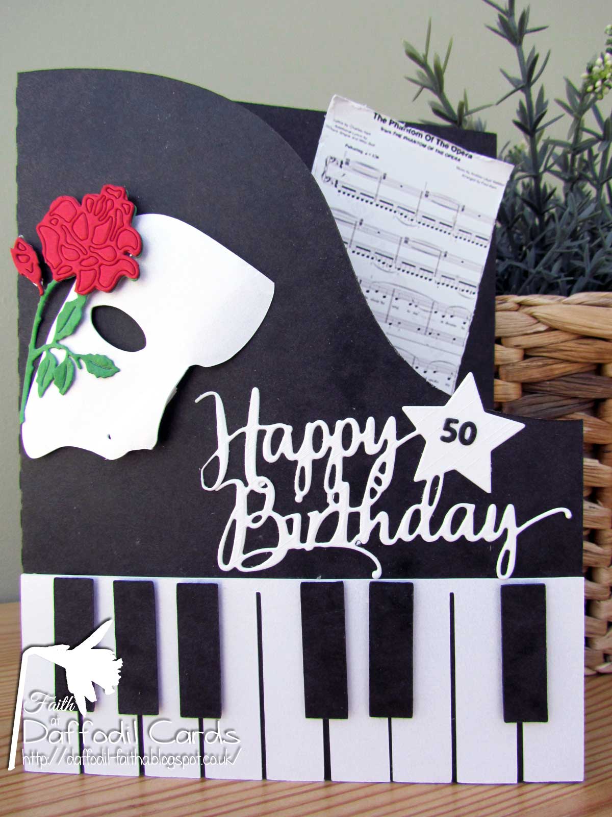 Daffodil Cards: Phantom birthday card