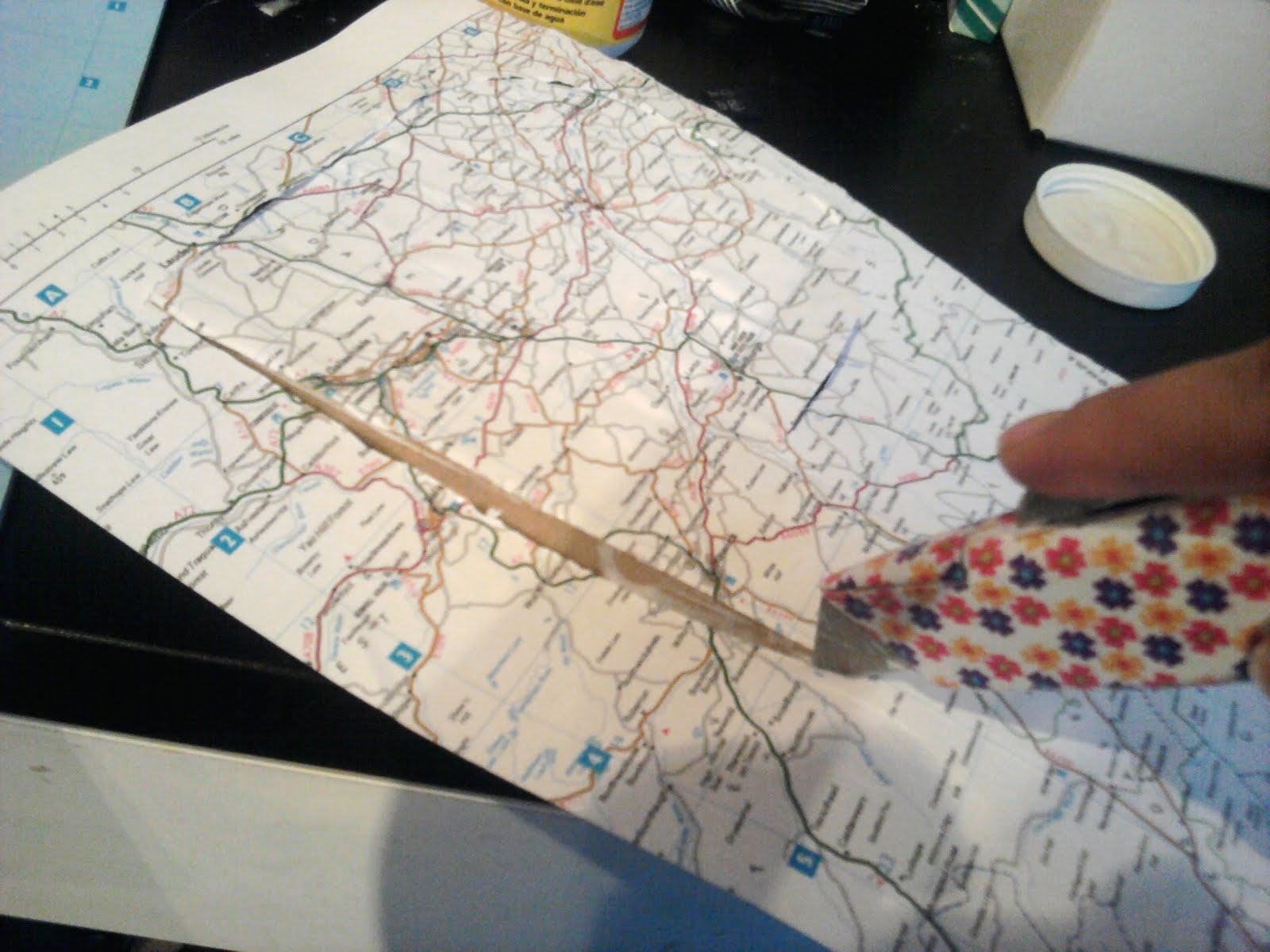 my handcrafted home: Meaningful Map Monogram