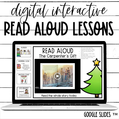 Second Grade Digital December Interactive Read Aloud Lesson | The ...