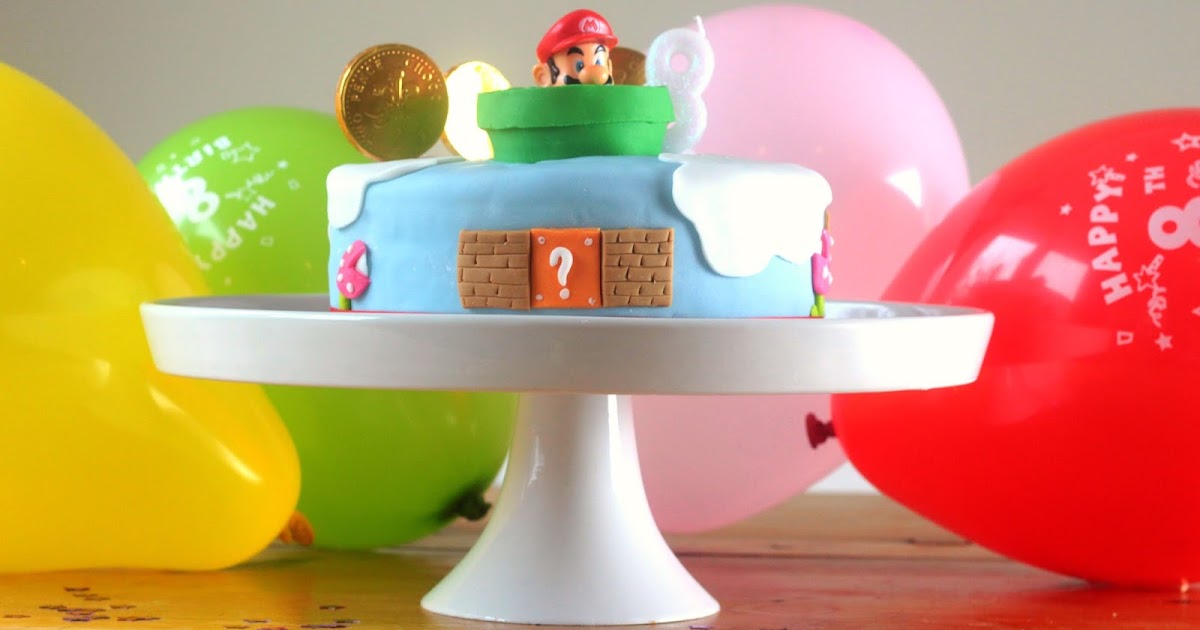 A Super Mario Cake For Middle Man's Gaming Party