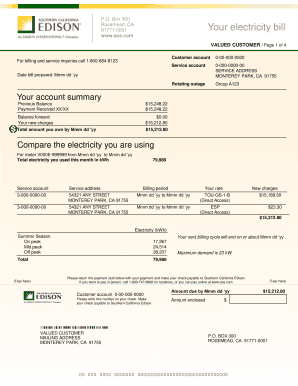 Fake Phone Bill Templates Download - Invoice Template