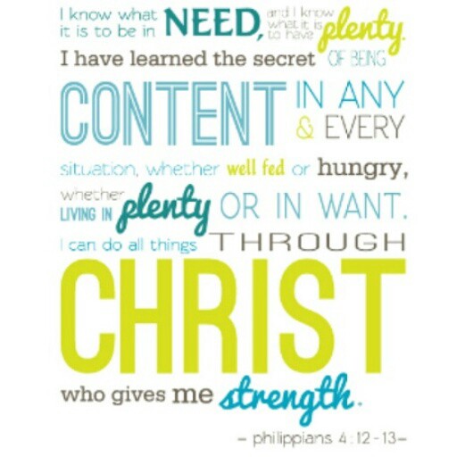 Living for God: Content in Christ