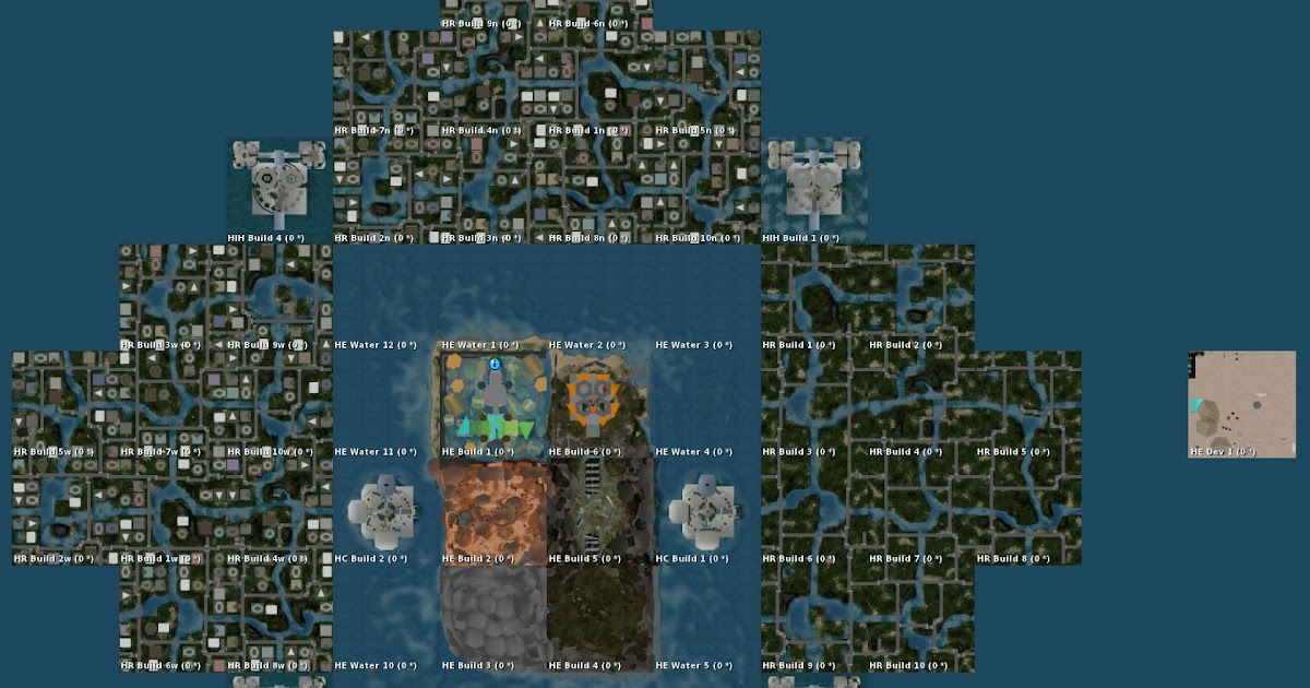 Echt Virtuell: [Update] - 124 neue Linden Lab Projekt Regionen