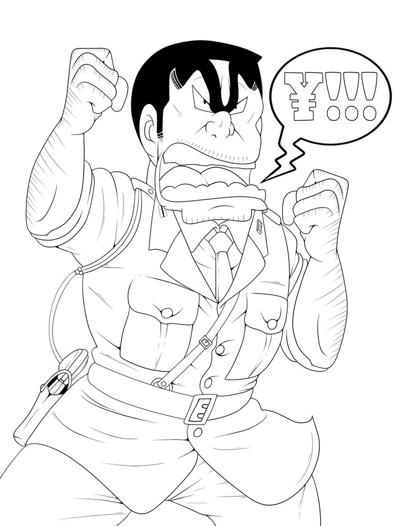 Ryotsu Kankichi Coloring Page