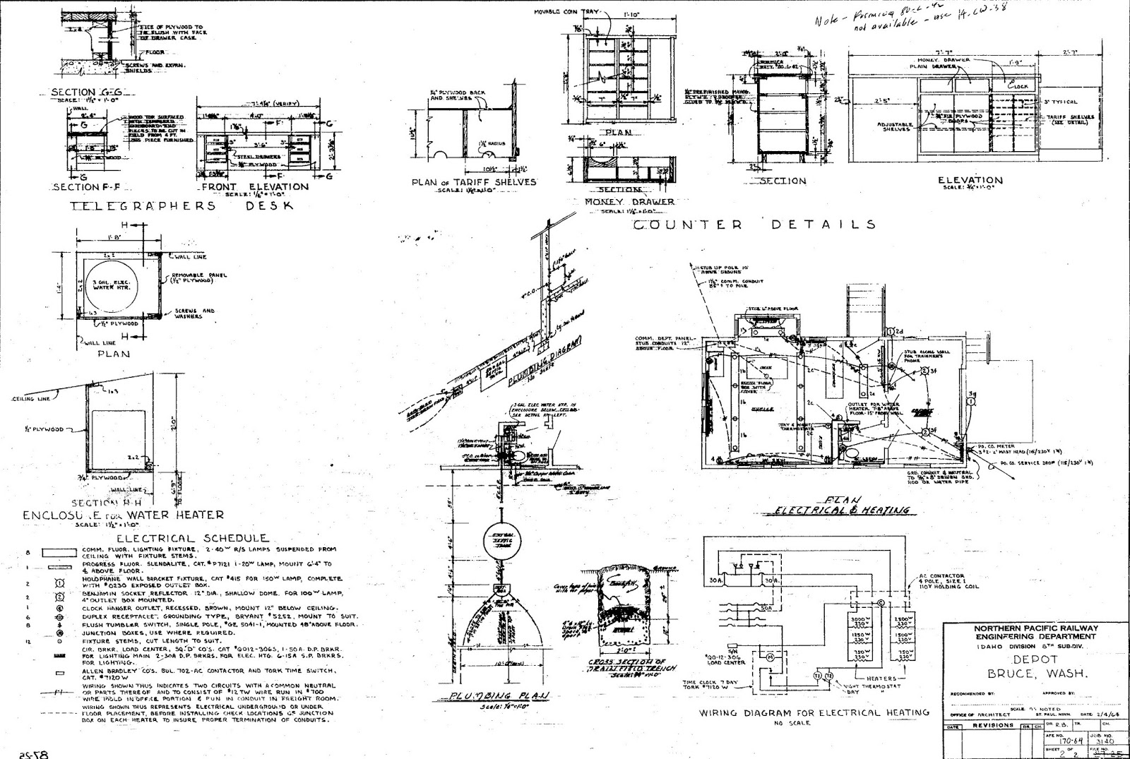 Big Bend Railroad History: Bruce Map