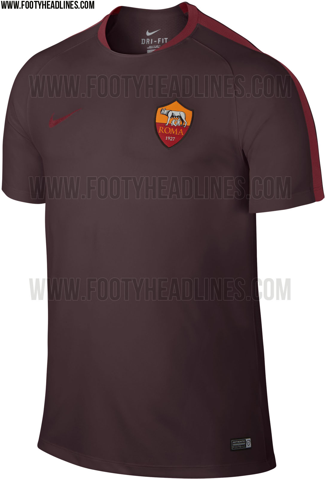 AS Roma 15-16 Pre-Match and Training Shirts Released - Footy Headlines