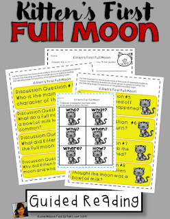 First Grade Love: 9+ Activities to do with Kitten's First Full Moon!