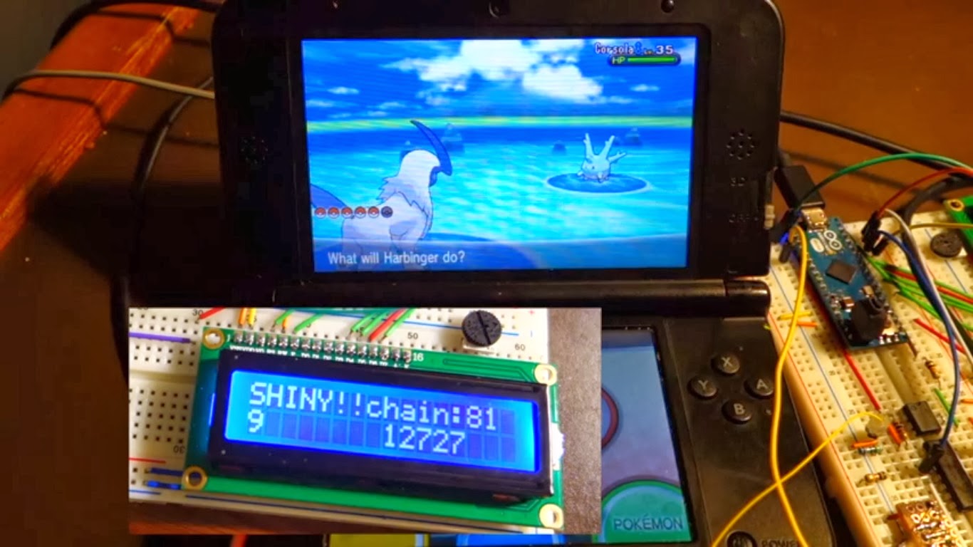 Hacker cria dispositivo que busca por Pokémon Shiny sozinho - Teste ...
