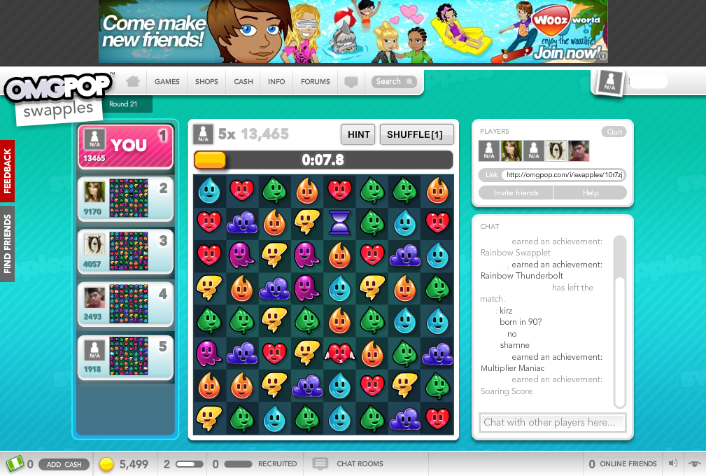 Top 5 Best OMGPOP Games - neknekenken